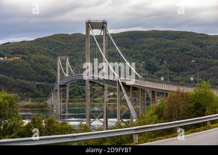Tjeldsund Bridge, Norway Stock Photo - Alamy