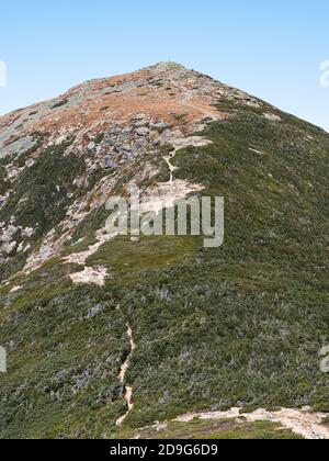 View of Franconia ridge from Mount Lafayette campground, New Hampshire ...