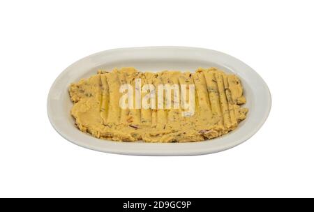 turkish traditional meze food fava on copper plate Stock Photo - Alamy