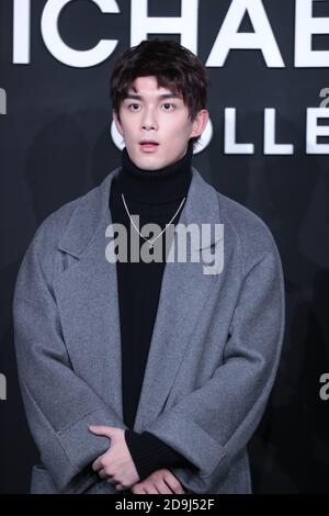 Chinese actor Leo Wu attends the 30th Shanghai Television Festival ...