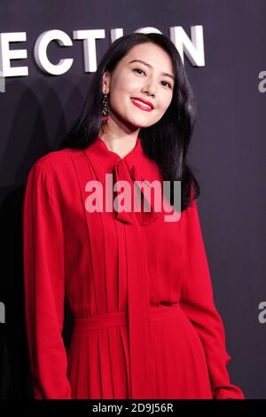 Chinese actress and model Gao Yuanyuan attended a Safeguard activity in ...