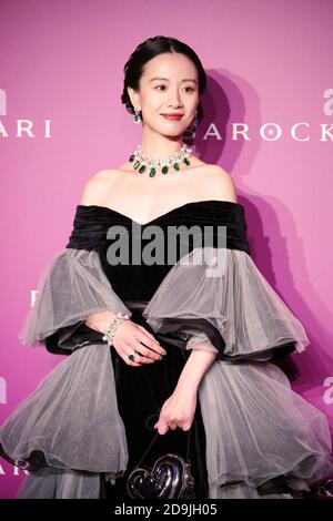 Chinese actress Li Meng attends an activity in Beijing, China, 4 August ...