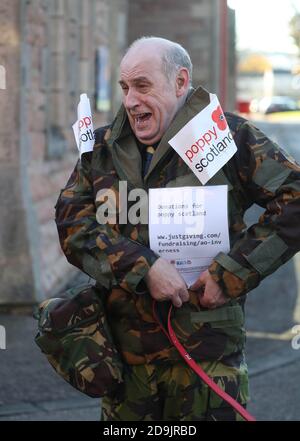 Army veteran Gordon Macmillan at Cameron Barracks on the eastern ...