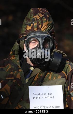 Army veteran Gordon Macmillan at Cameron Barracks on the eastern ...