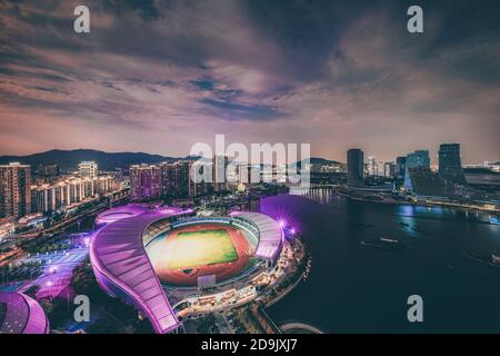 --FILE--A stadium in Xiamen city, southeast China¡¯s Fujian province ...
