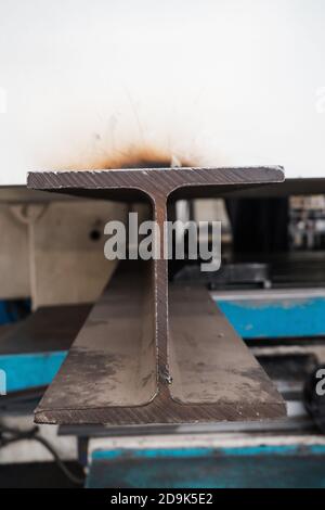 Vertical shot of welded metal Stock Photo - Alamy