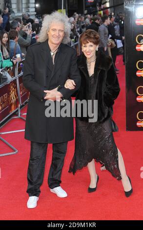 Brian May and Anita Dobson attend the UK Premiere of "Masters Of The ...