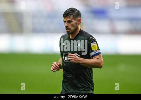 Joe Edwards of Plymouth Argyle in action during the Sky Bet ...