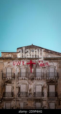 Graffiti, street art, Palermo, Sicily, Italy Stock Photo - Alamy