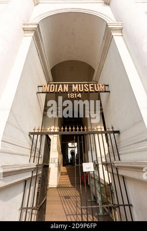 Entrance gate of historic british era Fort Cornwallis, built in 1786 by ...