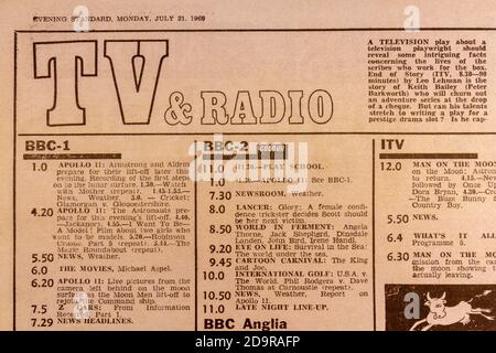 Television Listings TV Listing Guide Magazine Stock Photo - Alamy
