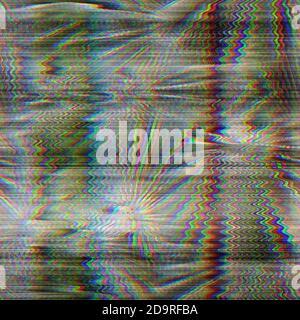 Seamless techno glitch tropical RGB computer noise Stock Photo - Alamy