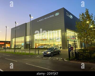 Guy Salmon Jaguar , Land Rover and Range Rover showroom forecourt in ...