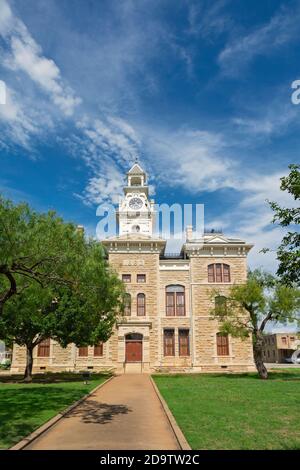 Texas, Albany, Shackelford County Courthouse built 1883-84 Stock Photo ...