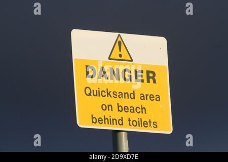 quick sand danger health and safety quicksand sign warning signs sink ...