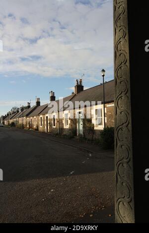 Scotland Ayrshire Straiton Village and war memorial Stock Photo - Alamy