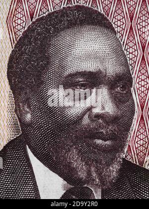 50 Kenyan shillings bank note of Kenya. Kenyan shilling is the national ...