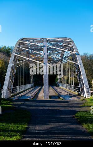 Wylam Railway Bridge, Wylam, Northumberland, UK Stock Photo - Alamy