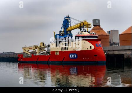 The offshore supply ship EDT Jane will be in the port of Bremerhaven on ...