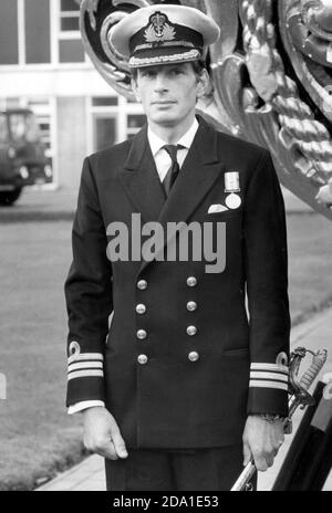 COLIN HAMILTON THE SHIPS CAPTAIN OF HMS JUPITER WHO IS FACING COURT ...