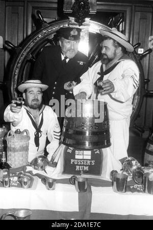 300TH ANNIVERSARY OF ADMIRAL VERNON. THE GROG RATION ISSUED AT HMS ...