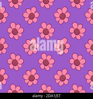 Seamless floral ornament on background. Wallpaper pattern. Plant ...