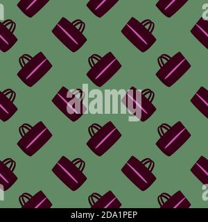 Texture, seamless pattern of paper bags with handles, shopping boxes ...