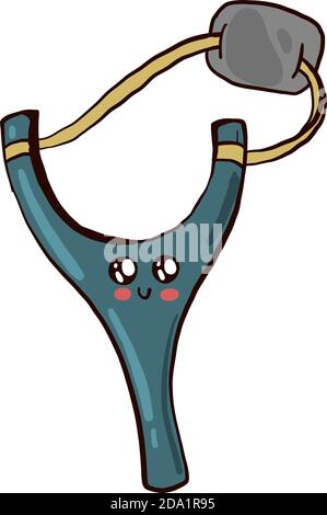 sling slingshot cartoon vector illustration Stock Vector Image & Art ...