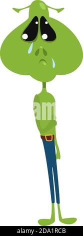 cartoon alien girl Stock Vector Image & Art - Alamy