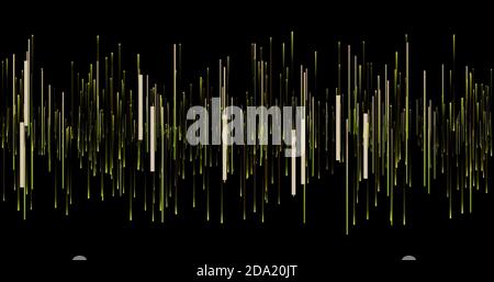 Sound waves height background. Music and audio light waves banner ...