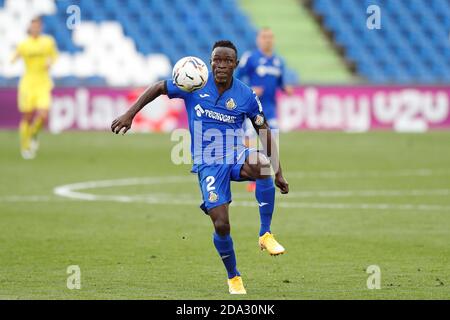 Getafe, Spain. 8th Nov, 2020. Djene Dakonam (Getafe) Football/Soccer ...