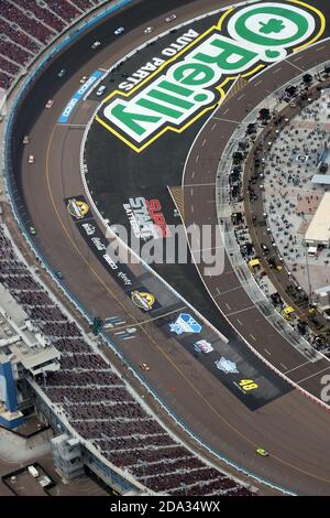 Phoenix, AZ, USA. 8th Nov, 2020. Aerial view of Phoenix Raceway where ...