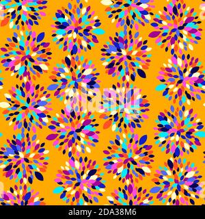 Abstract geo background with colorful fireworks, random colored ...