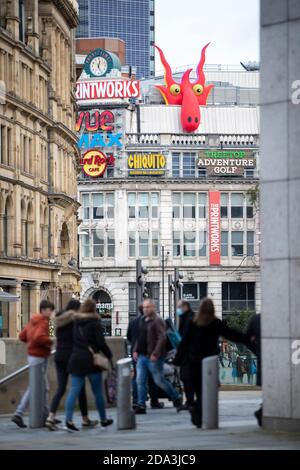 Monster Manchester halloween trail of inflatable monsters around the ...