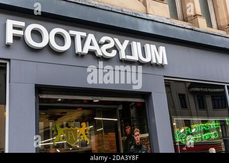 Footasylum Clothing Shop sign And Logo Stock Photo - Alamy