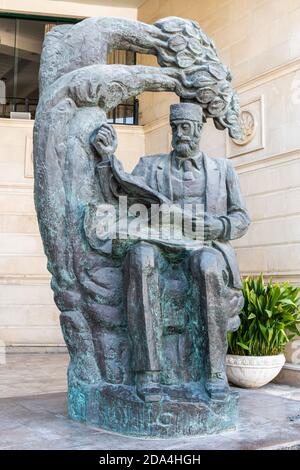 Monument to Hasan bey Zardabi in Baku Stock Photo - Alamy