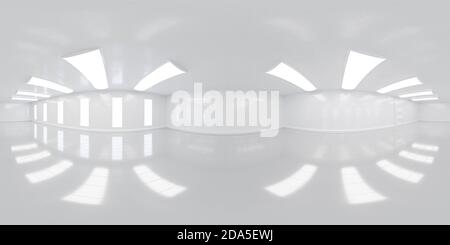 360 hdr style vr equi rectangular panorama of futuristic city 3d render ...