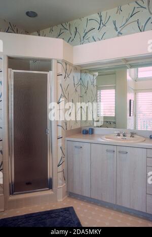 Bathroom Interior, USA 1990s Stock Photo - Alamy