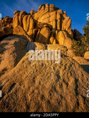 Hidden Valley, Rock Formations, Joshua Tree National Park, Calif. USA ...