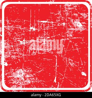 square grunge red grunge stamp Stock Vector Image & Art - Alamy