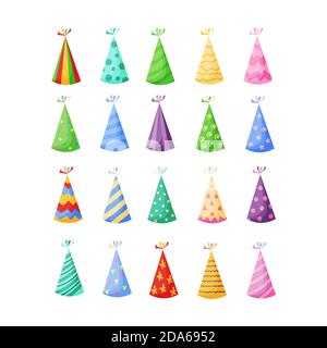 triangle party hat isolated vector illustration Stock Vector Image ...