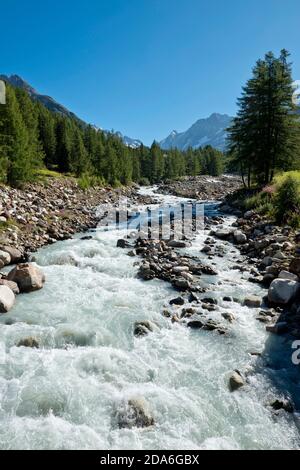 River Lonza, Valais, Switzerland Stock Photo - Alamy