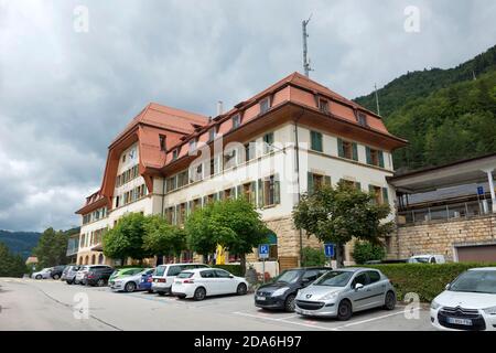 Switzerland, Vaud, Waadt, Vallorbe, gare international, Internationaler ...