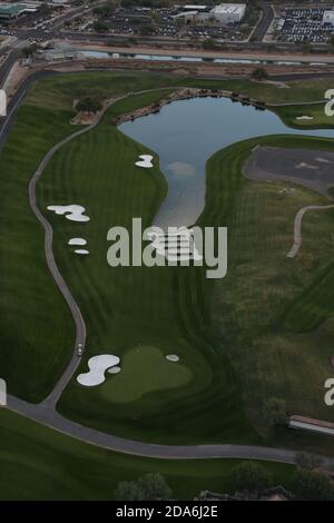 Scottsdale, AZ, USA. 9th Nov, 2020. aerial view of TPC Scottsdale Waste ...