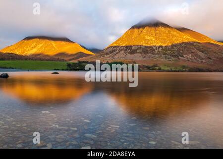 Grasmoor, a mountain in the north west Lake District National Park ...