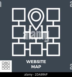 Icon for website map,website,map Stock Vector Image & Art - Alamy