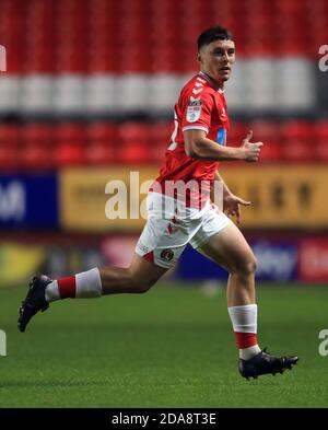 Charlton Athletic's Dylan Gavin during the Papa John's Trophy Group O ...