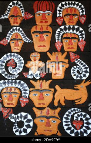 Pingtung County Taiwan Aboriginal Culture Park Art installation Stock ...