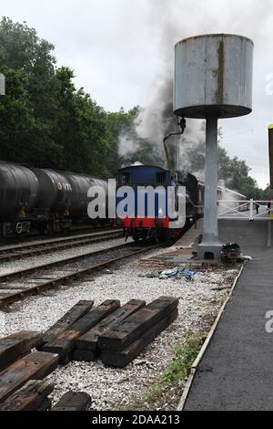 Steam Locomotive 'Linda' no. 21 at the Ribble Steam Railway and Museum ...