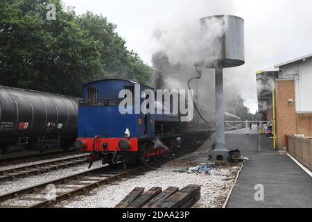 Steam Locomotive 'Linda' no. 21 at the Ribble Steam Railway and Museum ...